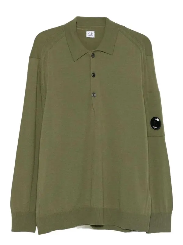 C.P. COMPANY Wool Polo - Green