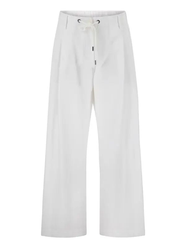 Brunello Cucinelli Interlock Couture Trousers - White