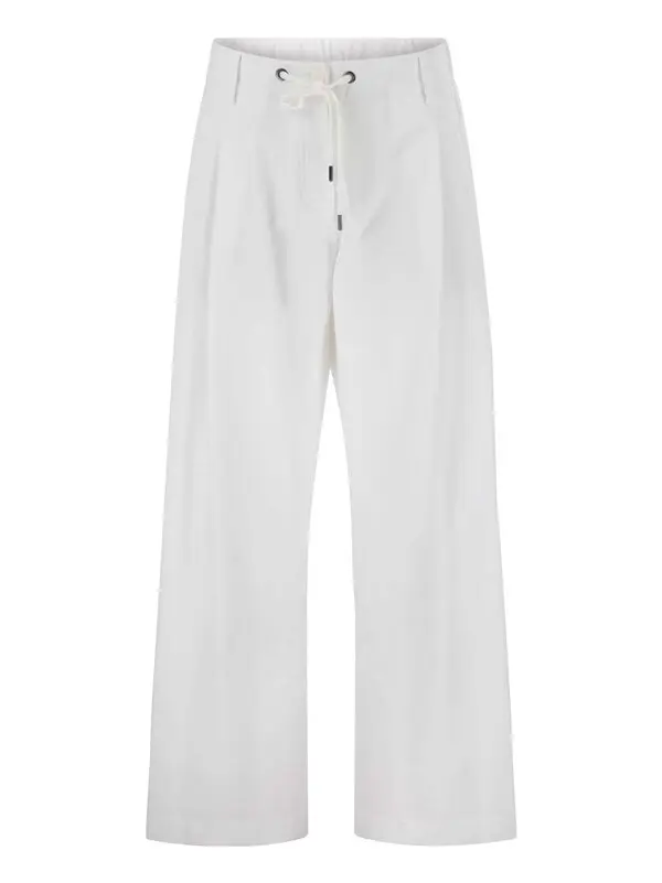 Brunello Cucinelli Interlock Couture Trousers - White