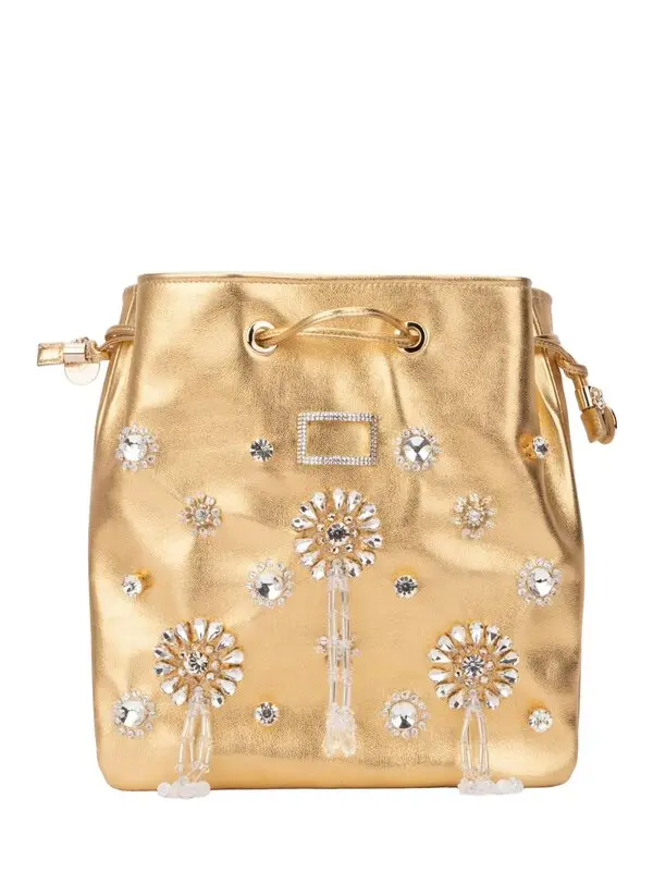 ROGER VIVIER Metallic Bucket Bag - Multicolor