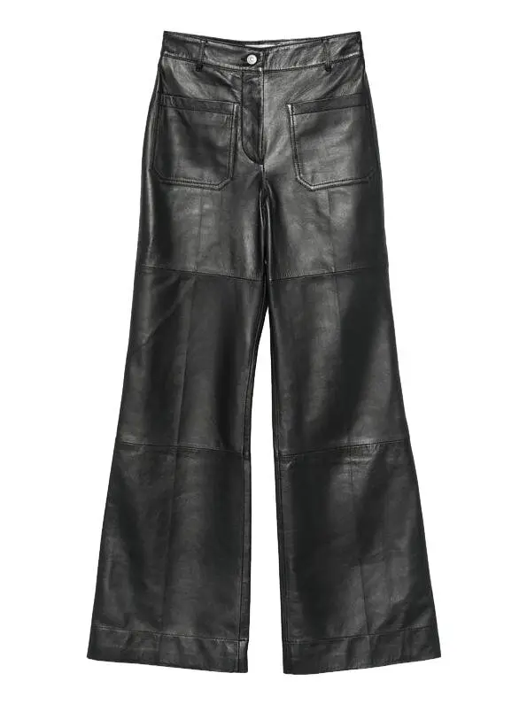 Victoria Beckham Straight Trousers - Black