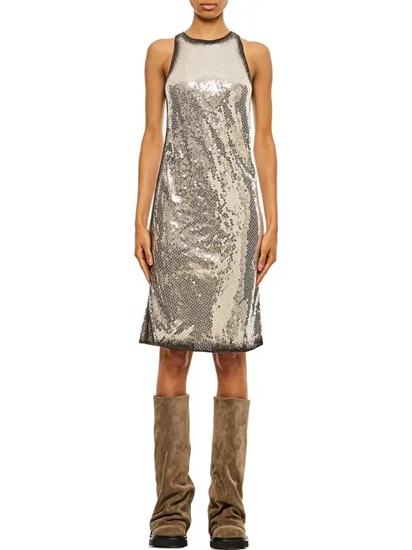 Attico Sequins Mini Dress - Multicolor