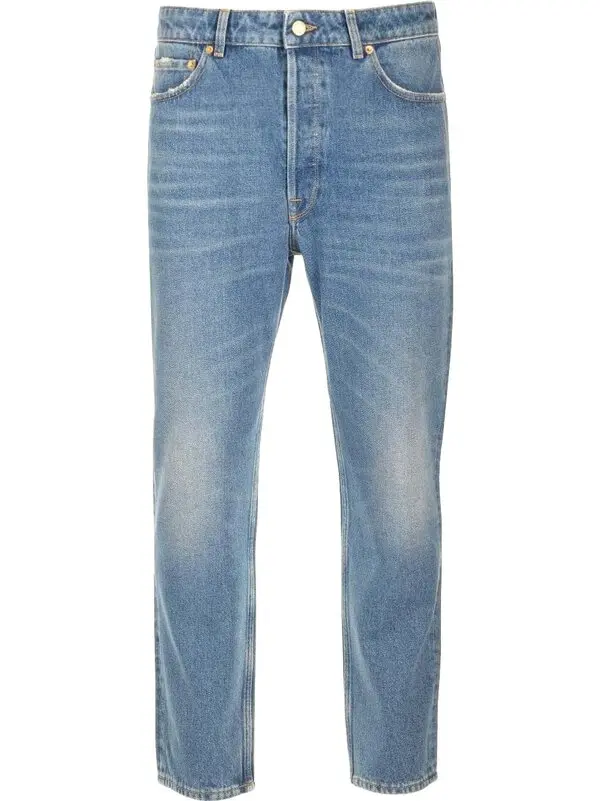 GOLDEN GOOSE Golden Happy Stone Washed Jeans - Blue