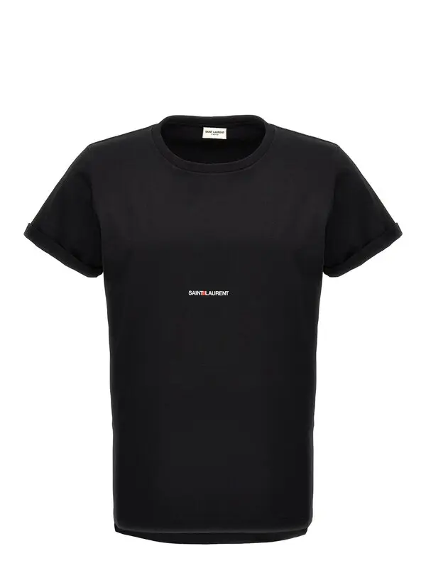 Saint Laurent Rive Gauche' T-shirt - Black
