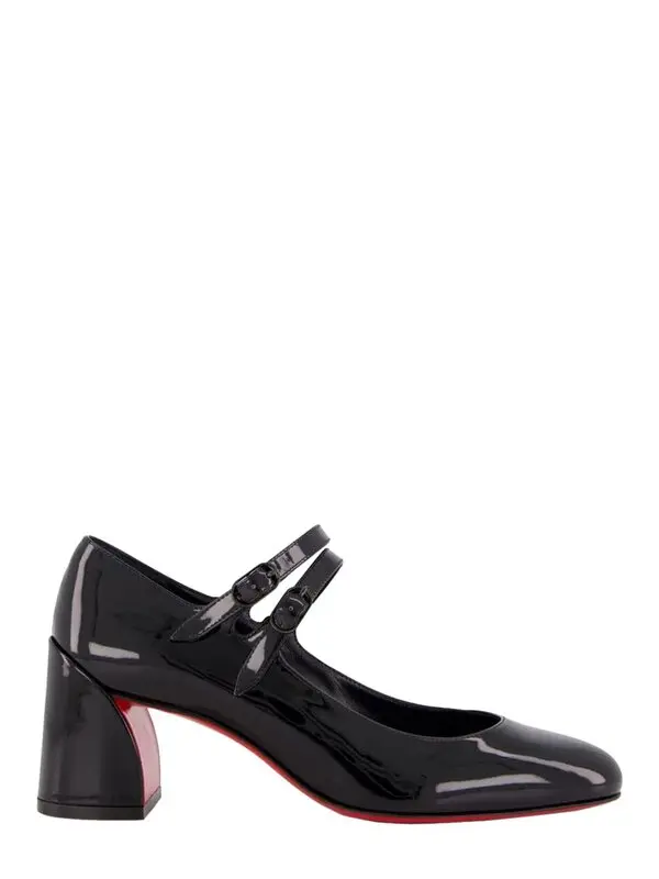 CHRISTIAN LOUBOUTIN Patent Leather Mary Jane - Black
