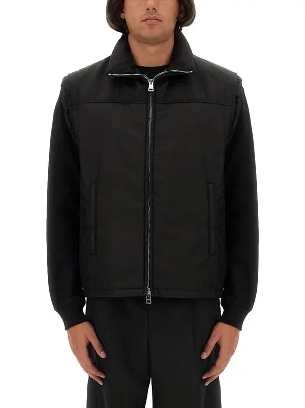 Gucci Nylon Gg Vest - Black