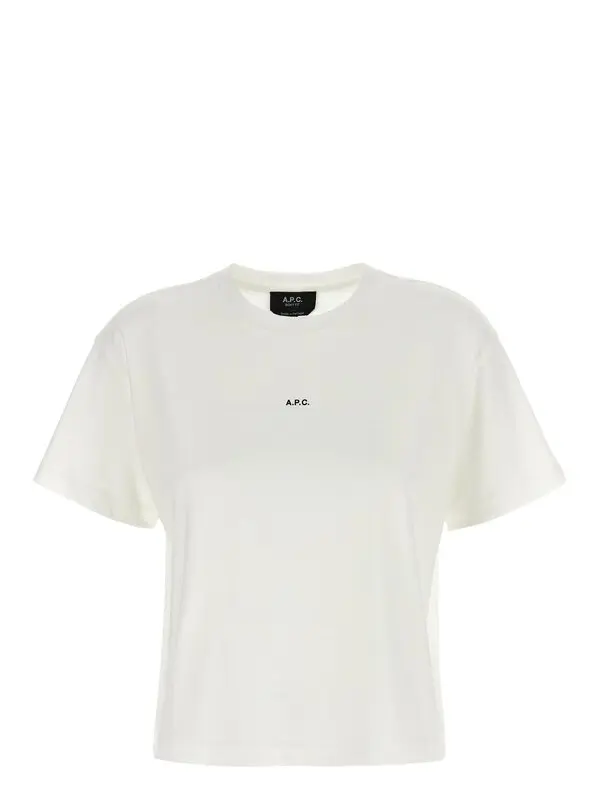A.p.c. Boxy Micro Logo' T-shirt - Multicolor