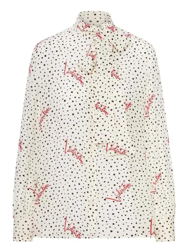 Valentino Garavani Crepe De Chine Printed Shirt - Multicolor
