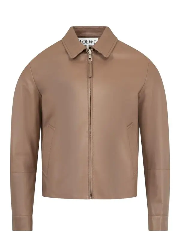 Loewe Leather Zipped Jacket - Multicolor