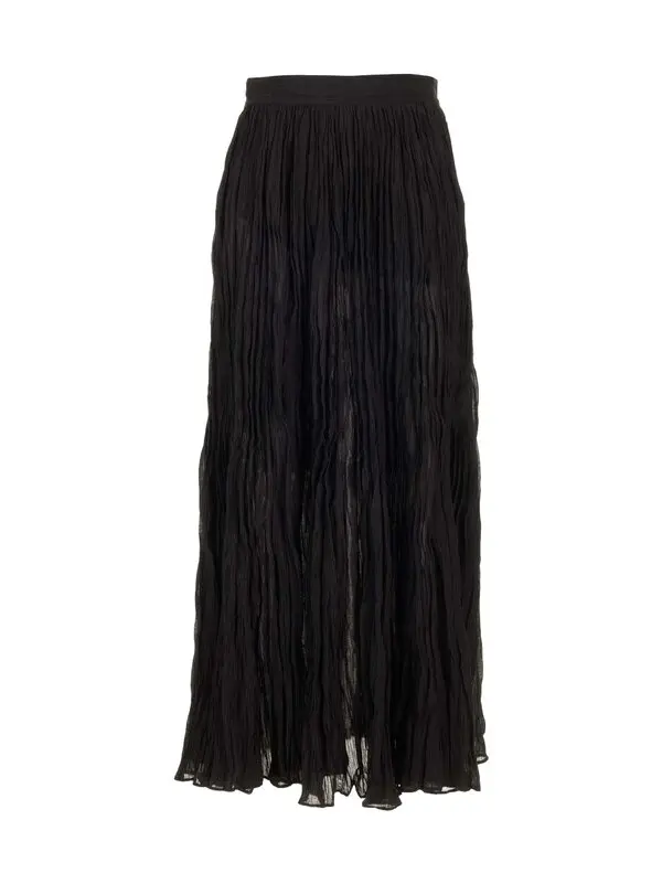 TOTEME Pleated Skirt - Black