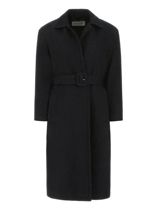Dries Van Noten Belted Patterned Coat - Multicolor
