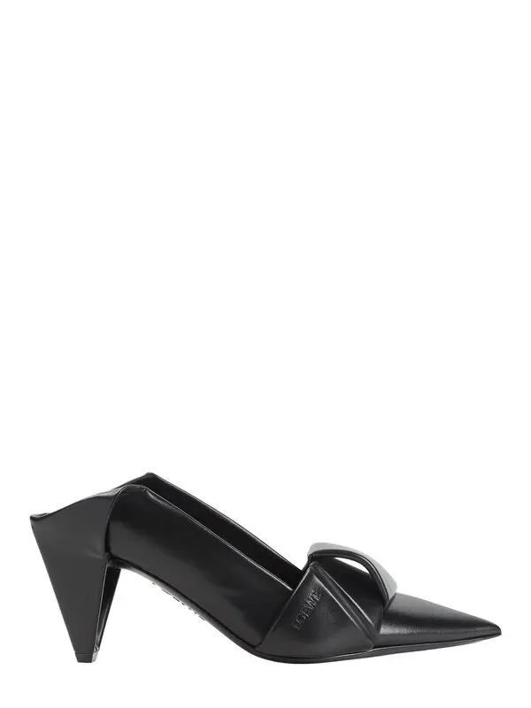 Loewe Origami Flap Back Pumps - Black