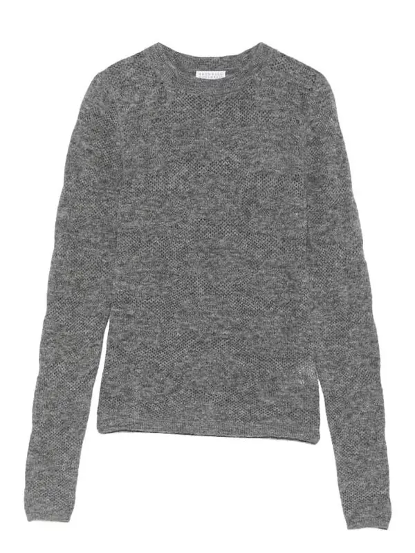 Brunello Cucinelli Grey Knitwear Jumpers - Gray
