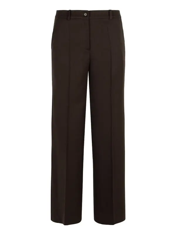 P.a.r.o.s.h Virgin Wool Trousers - Brown