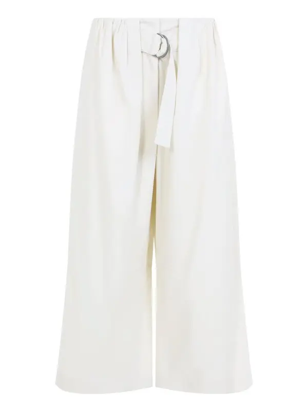 Loewe Cropped Belted Trousers - Multicolor