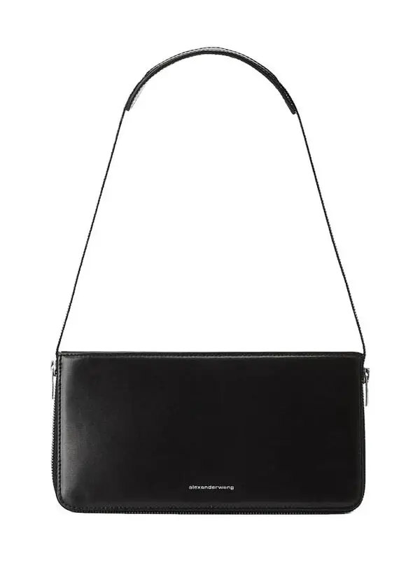 Alexander Wang Leather Shoulder Bag - Black