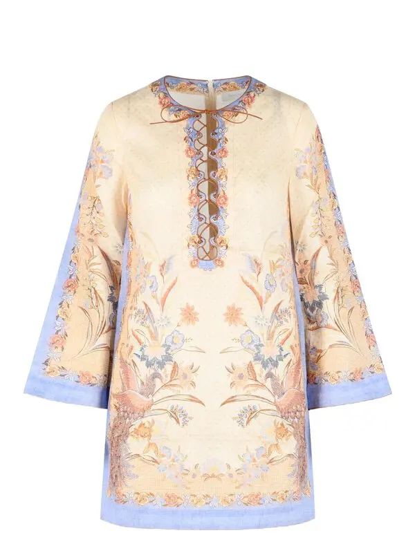 Zimmermann Linen Tunic Dress - Cream