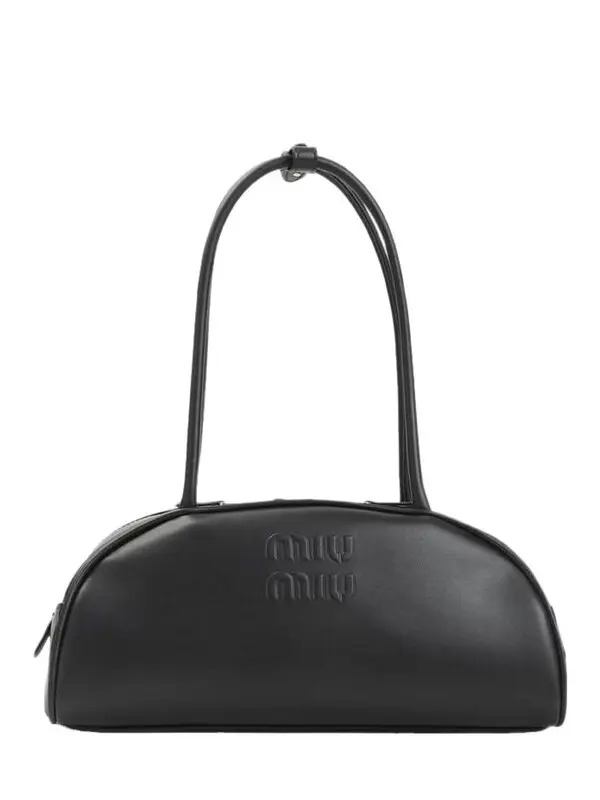 Miu Miu Leather Shoulder Bag - Black