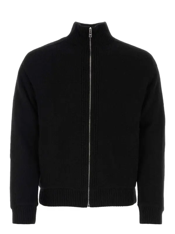 Prada Wool Blend Cardigan - Black