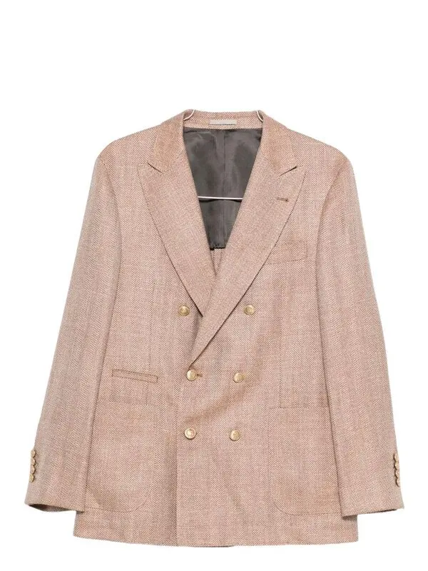 Brunello Cucinelli Double-breasted Jacket - Multicolor