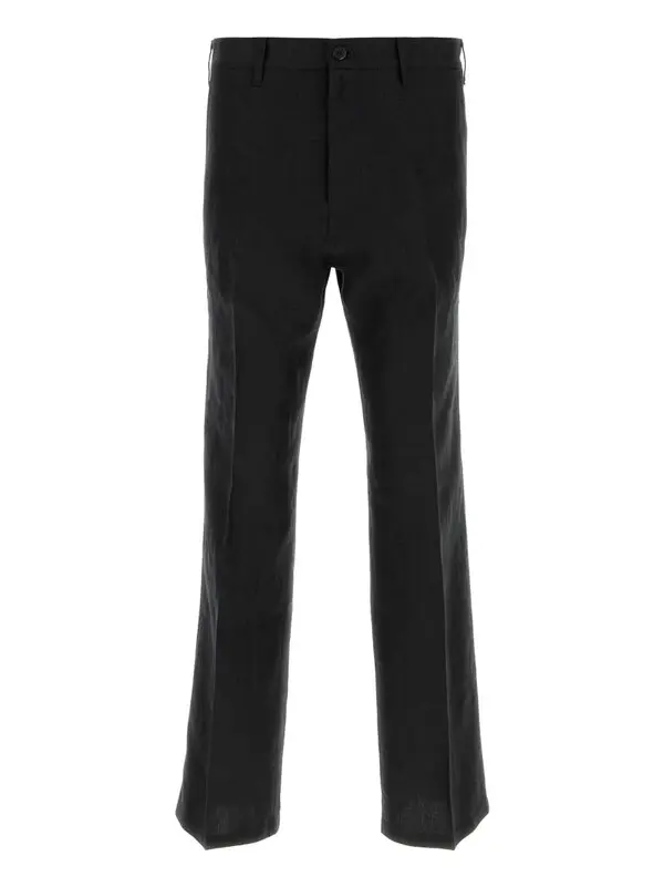 Prada Linen Pant - Black
