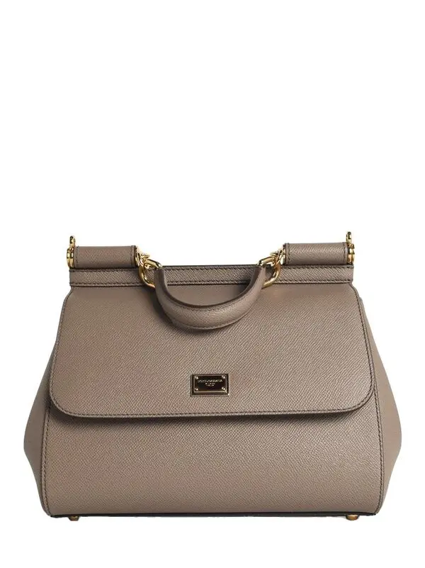 Dolce & Gabbana Large Sicily Handbag - Cream