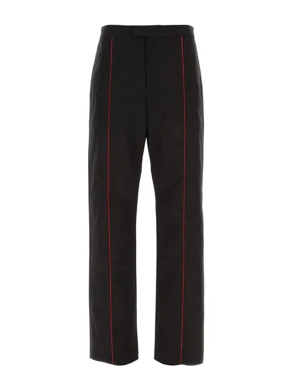 FERRAGAMO Polyester Blend Pant - Black