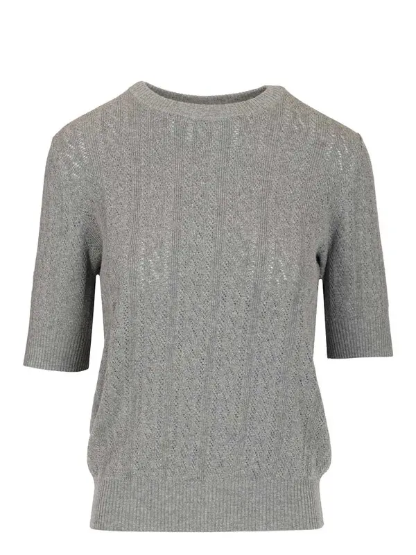 LISA YANG Nika Cotton And Cashmere Sweater - Gray