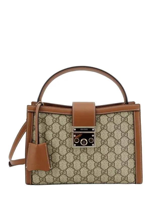 Gucci Padlock Handbag With Shoulder Strap - Multicolor