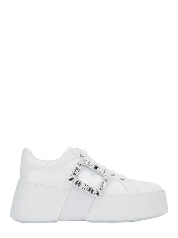 ROGER VIVIER Viv Skate High Strass Sneakers - Multicolor