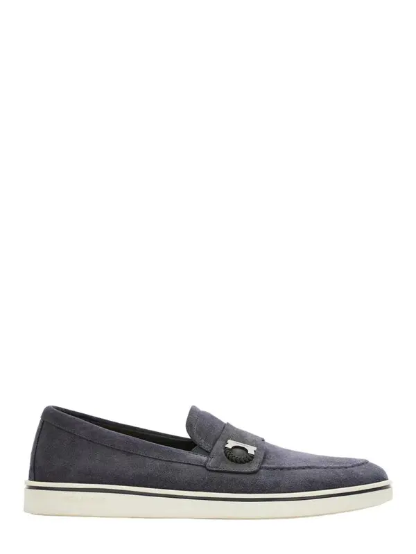 FERRAGAMO Suede Leather Loafers - Multicolor