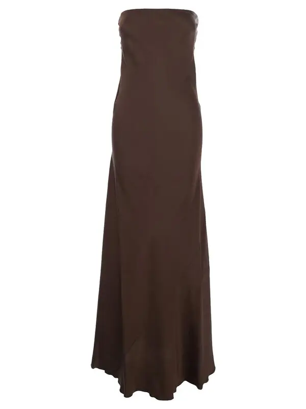 FORTE_FORTE Viscose Blend Column Dress - Multicolor