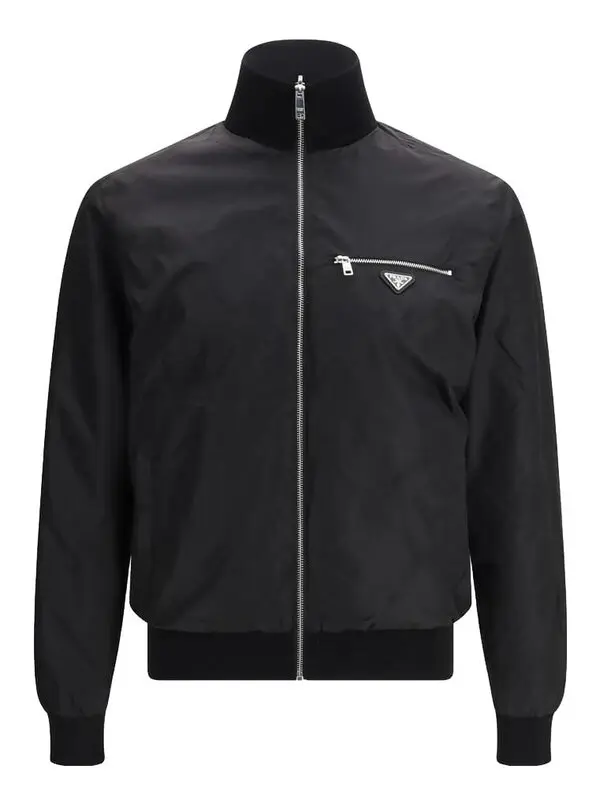 Prada Jackets Bomber Jackets - Black
