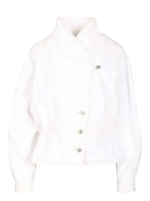 Isabel Marant Étoile Denim Jacket - White