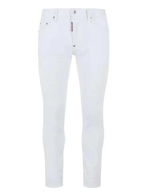 Dsquared2 Cotton Denim Jeans - White