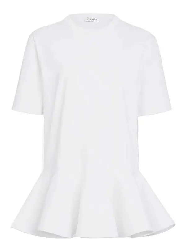 Alaïa Crinoline Cotton Jersey T-shirt - Multicolor