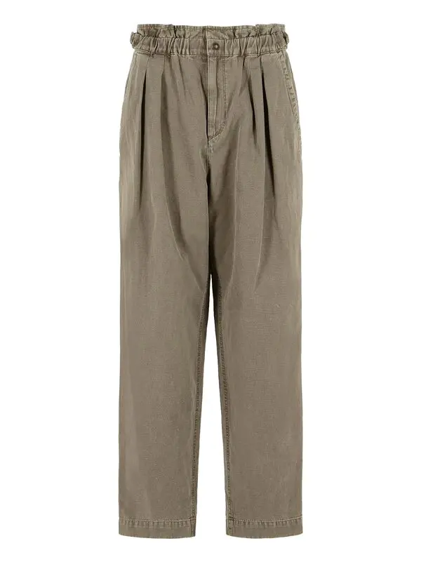 Isabel Marant Étoile Cotton And Linen Pants - Brown