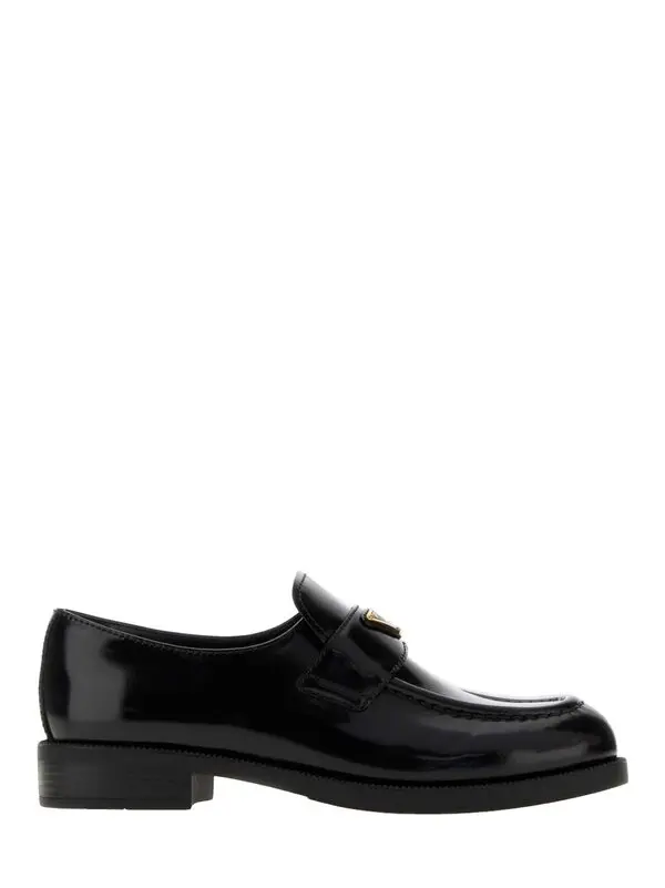 Prada Leather Loafer - Black