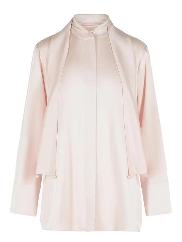 JIL SANDER Fiocco Acetate And Viscose Shirt - Pink