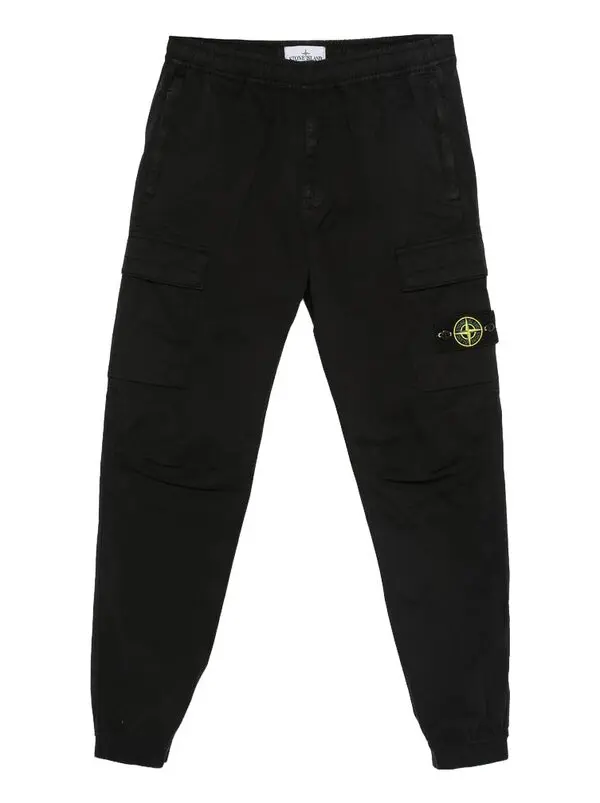 Stone Island Trousers Tapered Trousers - Black