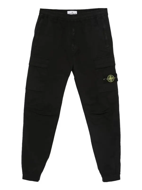 Stone Island Trousers Tapered Trousers - Black
