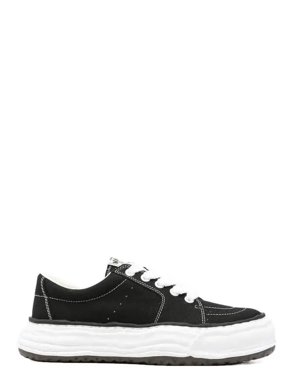 Mihara Yasuhiro Canvas Low-top Sneakers - Black