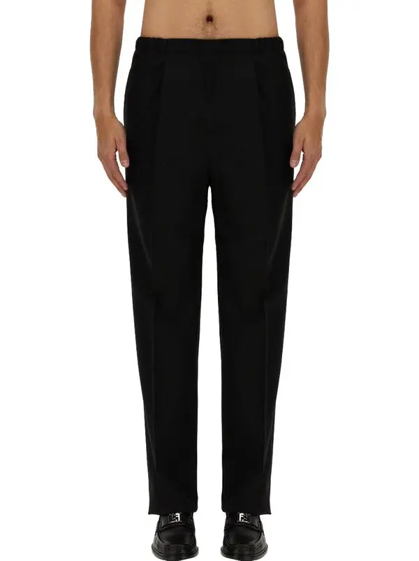 Fendi Wool Trousers - Black