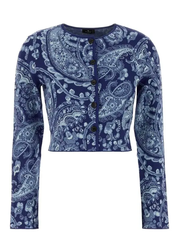 Etro Embroidered Knit Cardigan - Multicolor