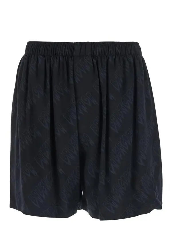 Balenciaga High-waisted Shorts With Front Pockets In Viscose For - Black