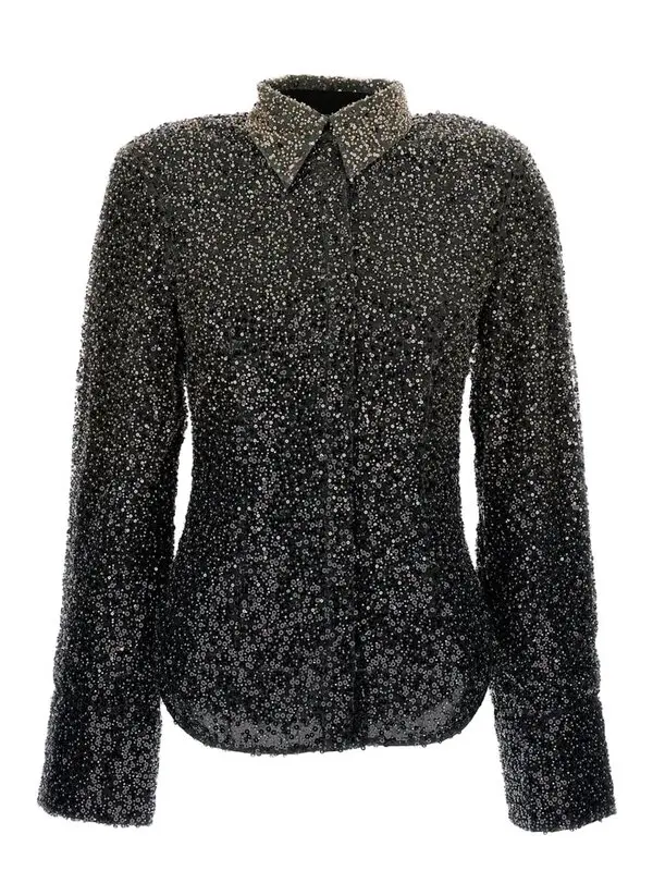 ROTATE BY BIRGER CHRISTENSEN Beaded Shirt - Multicolor
