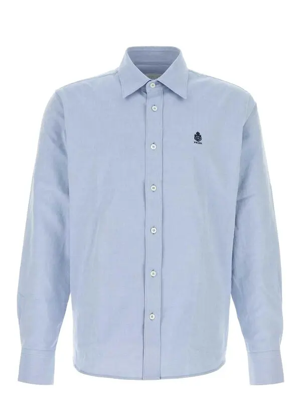 Prada Light Oxford Shirt - Blue