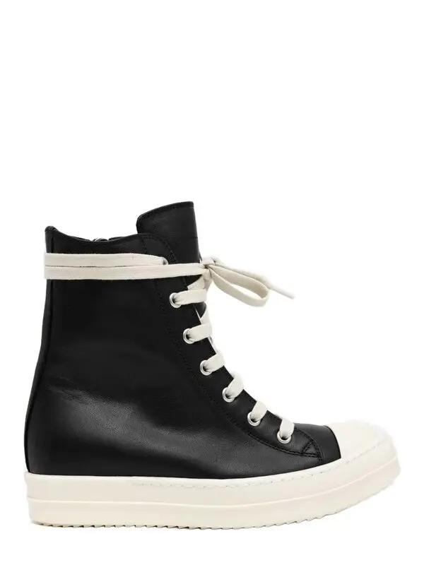 Rick Owens Leather Sneakers - Multicolor