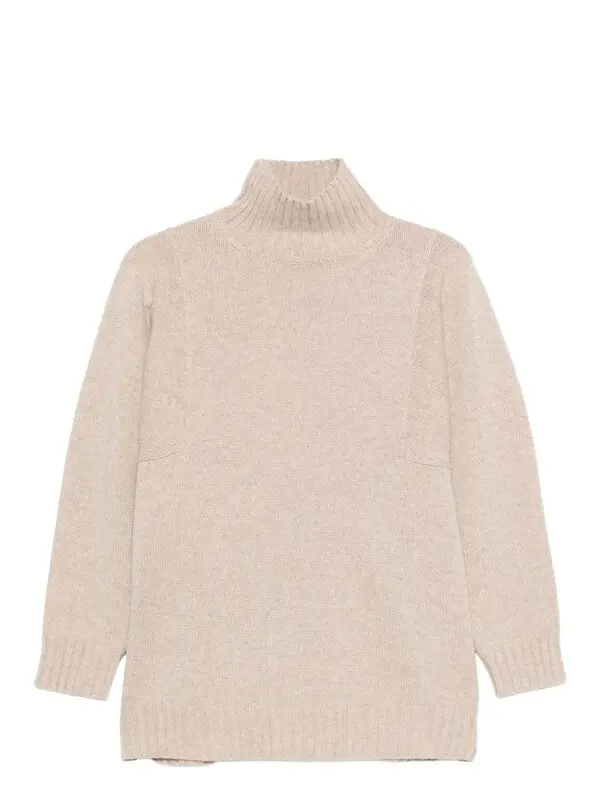 Max Mara Cashmere Turtleneck Sweater - Multicolor