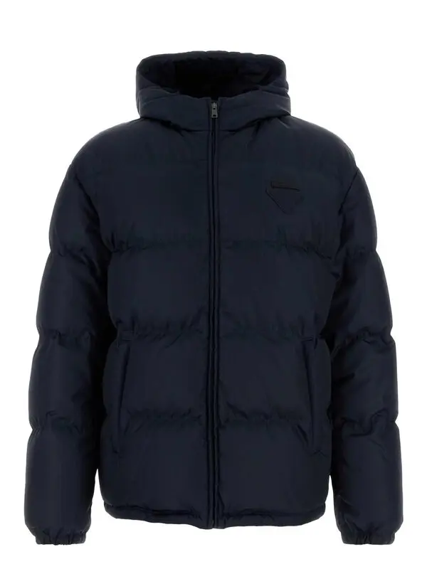 Prada Re-nylon Down Jacket - Blue